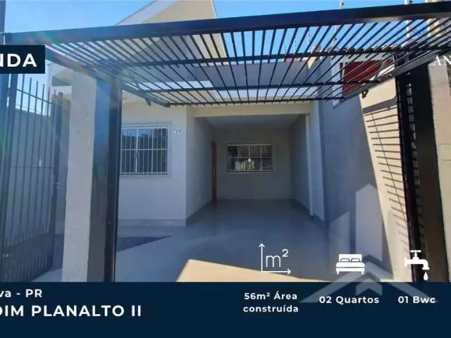 Casa / Sobrado para Venda em Marialva/PR Jardim Planalto 2 Quartos