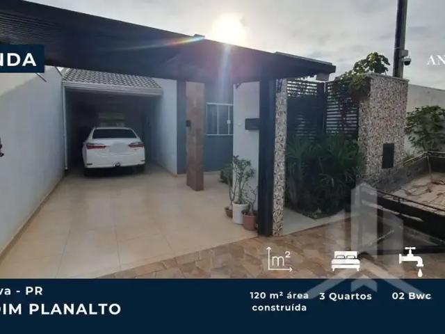 Casa / Sobrado para Venda em Marialva/PR Jardim Planalto 3 Quartos