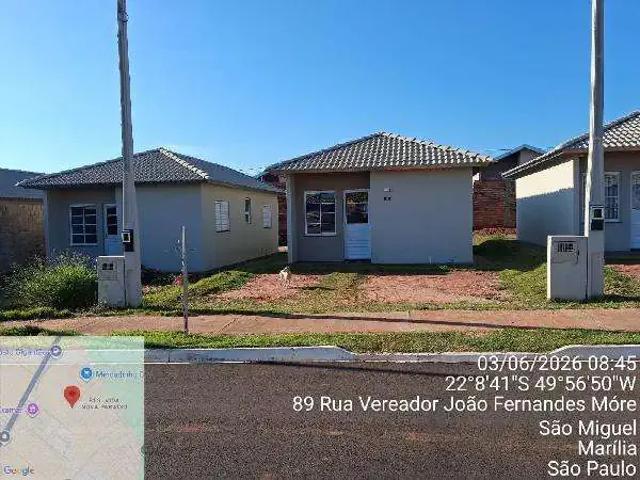 Casa / Sobrado para Venda em Marília/SP Vereador Ivan Negão 2 Quartos