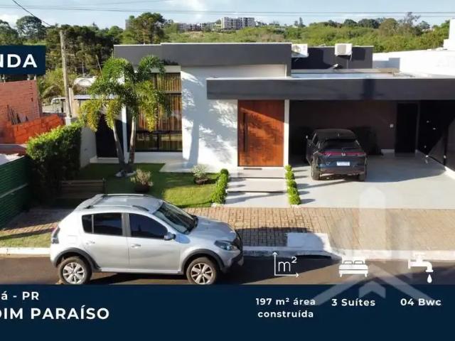 Casa / Sobrado para Venda em Maringá/PR Jardim Paraíso 3 Quartos