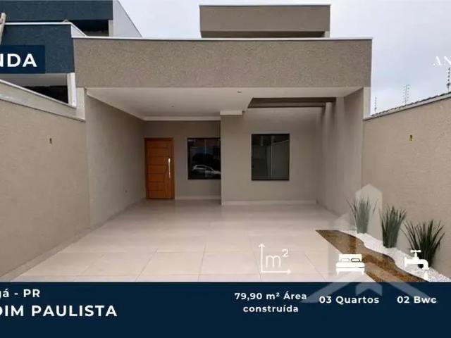 Casa / Sobrado para Venda em Maringá/PR Jardim Paulista 2 Quartos