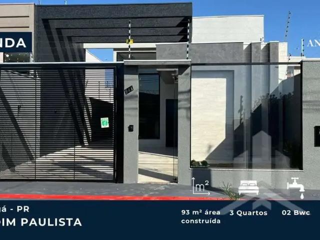 Casa / Sobrado para Venda em Maringá/PR Jardim Paulista 3 Quartos