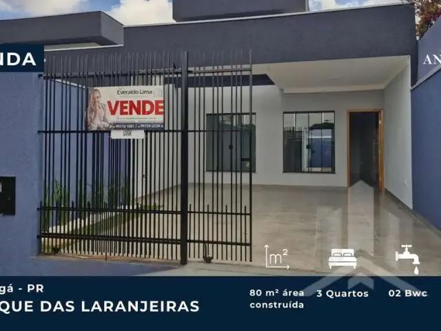 Casa / Sobrado para Venda em Maringá/PR Parque das Laranjeiras 3 Quartos