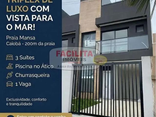 Casa / Sobrado para Venda em Matinhos/PR Prainha 3 Quartos