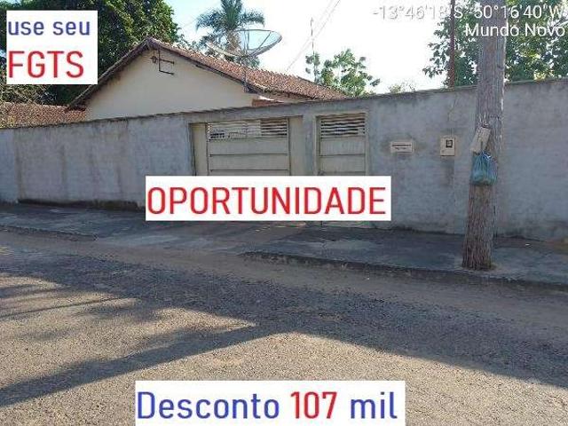Casa / Sobrado para Venda em Mundo Novo/GO Setor Central 2 Quartos