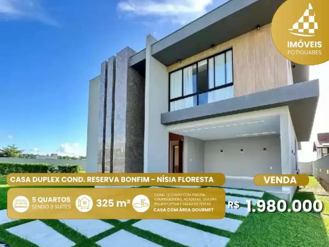 Casa / Sobrado para Venda em Nísia Floresta/RN Bonfim 5 Quartos