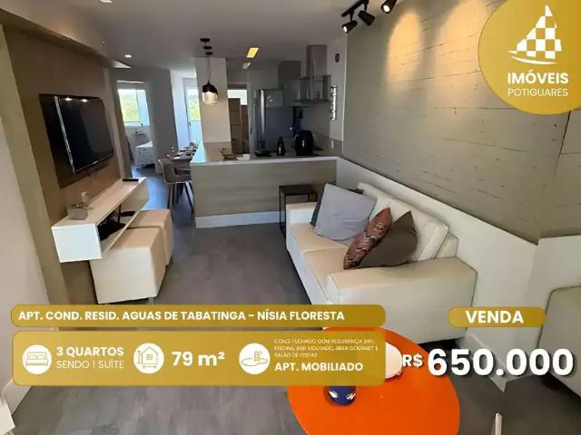 Casa / Sobrado para Venda em Nísia Floresta/RN Praia de Tabatinga 3 Quartos