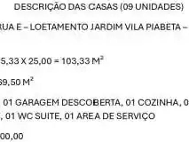 Casa / Sobrado para Venda em Nossa Senhora do Socorro/SE Piabeta 2 Quartos