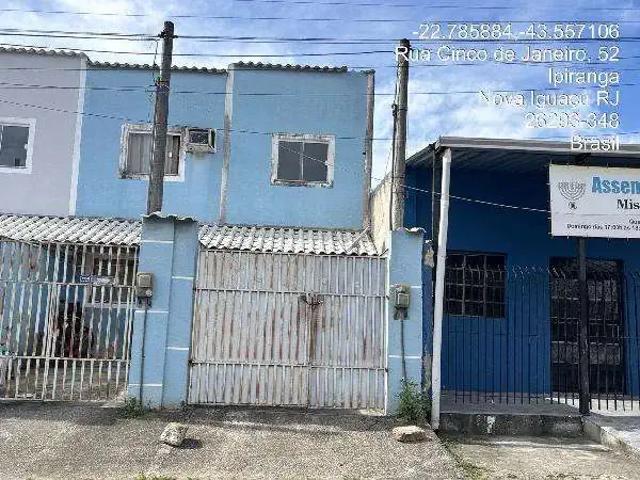 Casa / Sobrado para Venda em Nova Iguaçu/RJ Ipiranga 2 Quartos