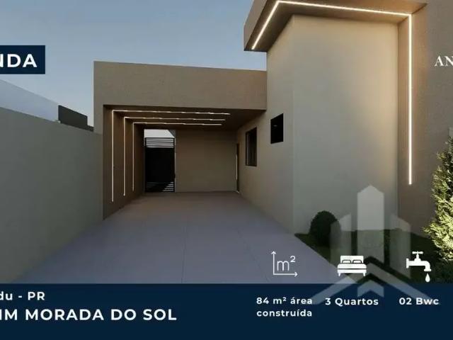 Casa / Sobrado para Venda em Paiçandu/PR Jardim Morada do Sol 3 Quartos