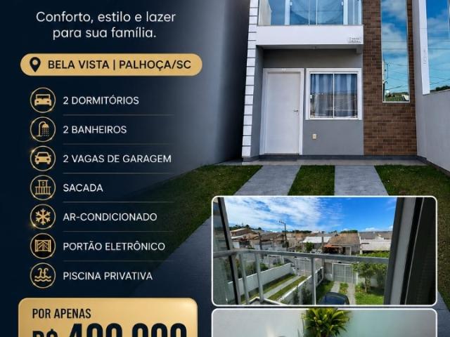 Casa / Sobrado para Venda em Palhoça/SC Bela Vista 2 Quartos