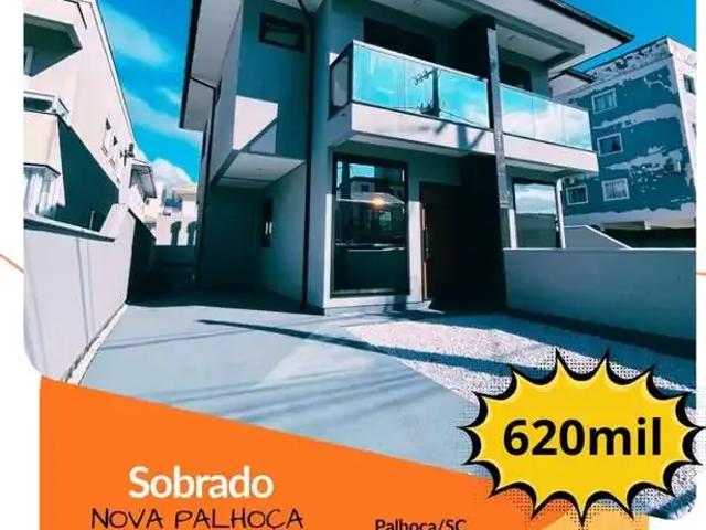 Casa / Sobrado para Venda em Palhoça/SC Nova Palhoça 3 Quartos