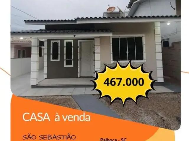 Casa / Sobrado para Venda em Palhoça/SC São Sebastião 3 Quartos