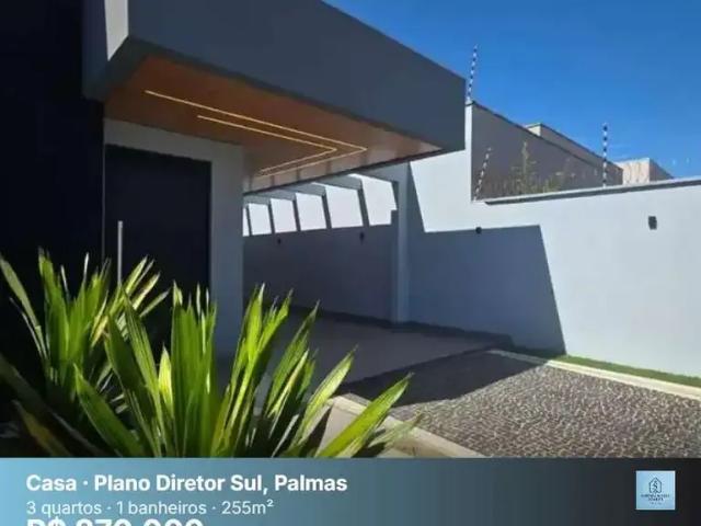 Casa / Sobrado para Venda em Palmas/TO Plano Diretor Sul 3 Quartos