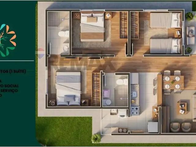 Casa / Sobrado para Venda em Parnamirim/RN Bela Parnamirim 2 Quartos