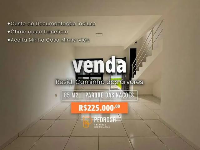 Casa / Sobrado para Venda em Parnamirim/RN Parque das Nações 3 Quartos