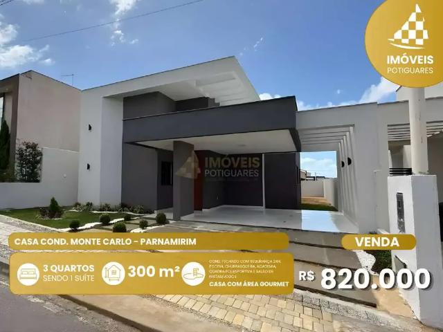 Casa / Sobrado para Venda em Parnamirim/RN Parque das Nações 3 Quartos