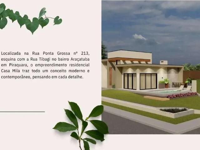 Casa / Sobrado para Venda em Piraquara/PR Planta Araçatuba 2 Quartos