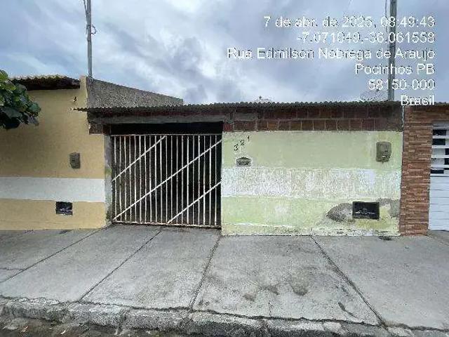 Casa / Sobrado para Venda em Pocinhos/PB Jardim Etelvina 2 Quartos