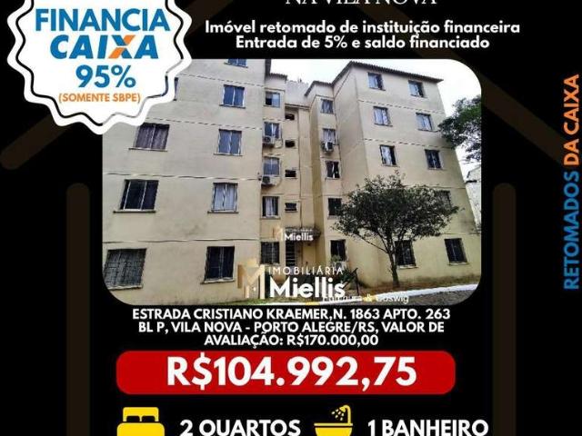 Casa / Sobrado para Venda em Porto Alegre/RS Vila Nova 2 Quartos