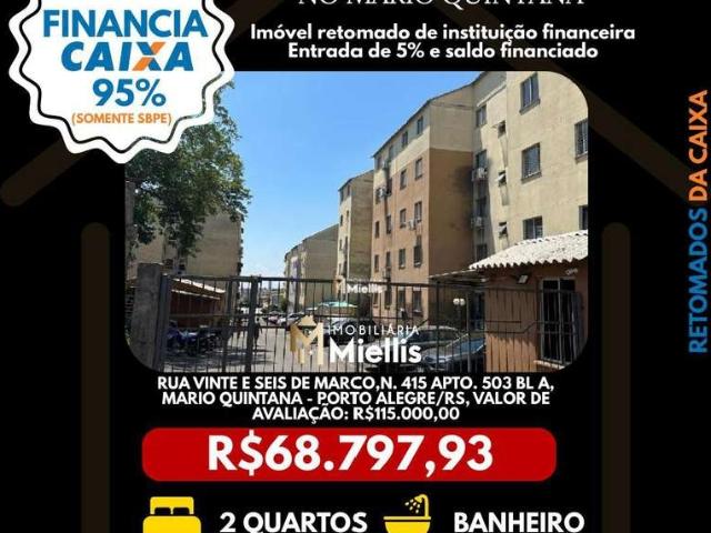 Casa / Sobrado para Venda em Porto Alegre/RS Mário Quintana 2 Quartos