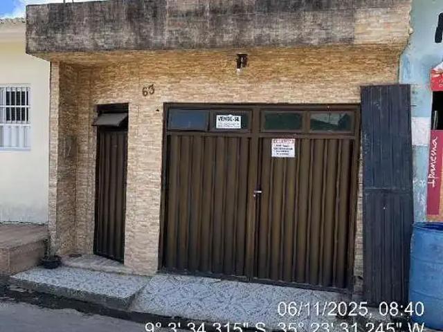 Casa / Sobrado para Venda em Porto Calvo/AL Centro 2 Quartos
