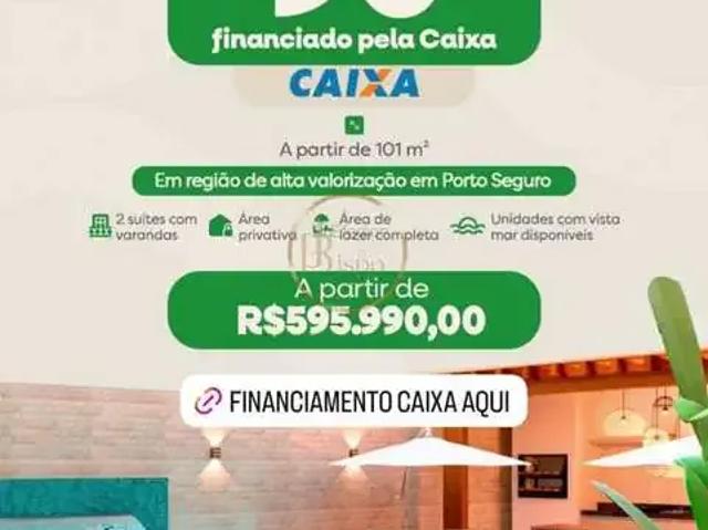 Casa / Sobrado para Venda em Porto Seguro/BA Praia De Taperapuan 2 Quartos