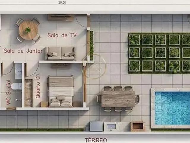 Casa / Sobrado para Venda em Prado/BA Basevi 3 Quartos