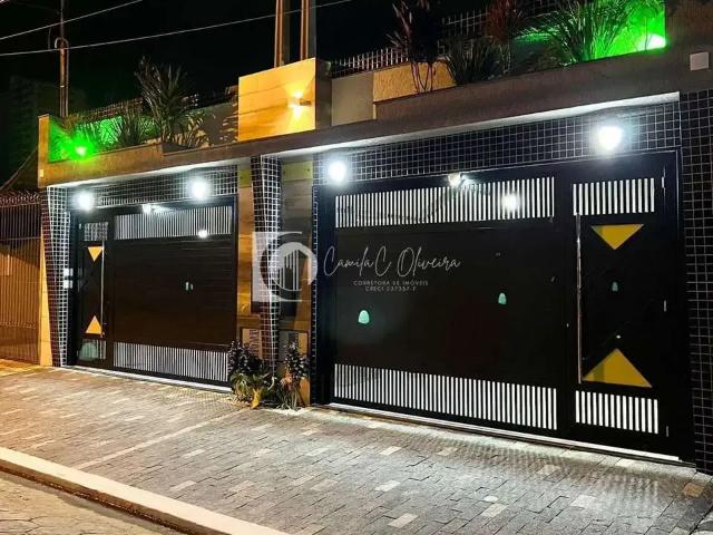 Casa / Sobrado para Venda em Praia Grande/SP Vila Caiçara 3 Quartos