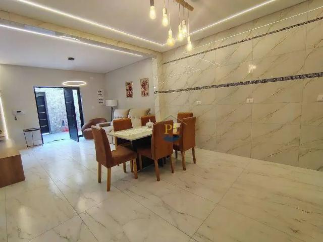 Casa / Sobrado para Venda em Praia Grande/SP Vila Caiçara 3 Quartos