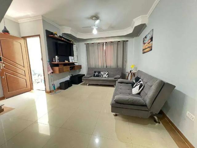 Casa / Sobrado para Venda em Praia Grande/SP Vila Caiçara 3 Quartos