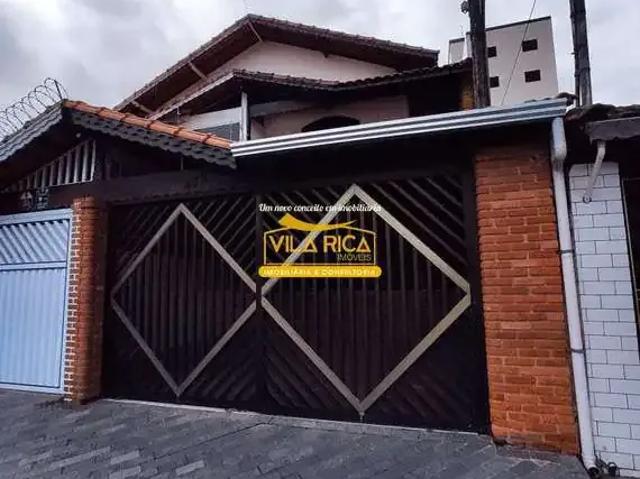 Casa / Sobrado para Venda em Praia Grande/SP Cidade Ocian 3 Quartos