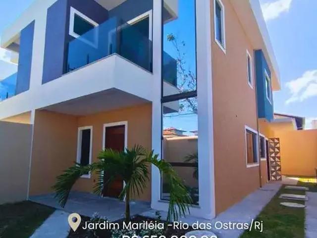 Casa / Sobrado para Venda em Rio das Ostras/RJ Chácara Mariléa 3 Quartos