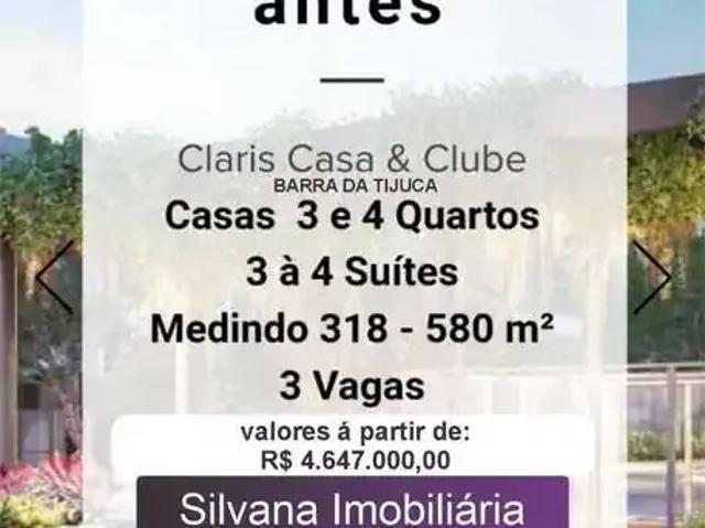 Casa / Sobrado para Venda em Rio de Janeiro/RJ Barra da Tijuca 3 Quartos