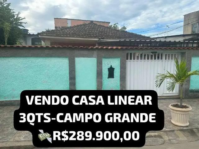 Casa / Sobrado para Venda em Rio de Janeiro/RJ Campo Grande 3 Quartos