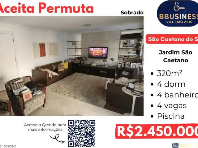 Casa / Sobrado para Venda em São Caetano do Sul/SP Jardim São Caetano 4 Quartos