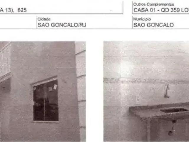 Casa / Sobrado para Venda em São Gonçalo/RJ Jardim Bom Retiro 2 Quartos