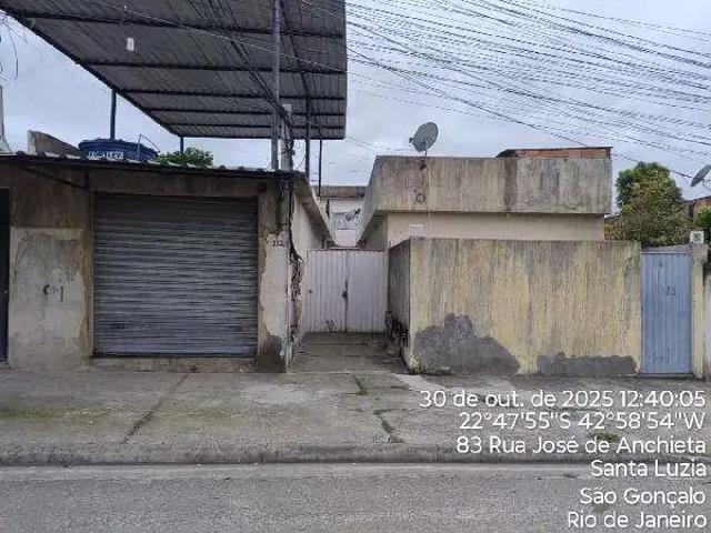 Casa / Sobrado para Venda em São Gonçalo/RJ Santa Luzia 2 Quartos