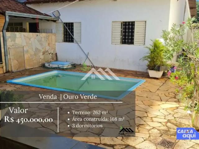 Casa / Sobrado para Venda em São José do Rio Preto/SP Jardim Ouro Verde 3 Quartos