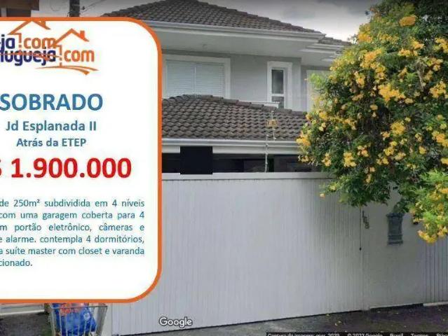 Casa / Sobrado para Venda em São José dos Campos/SP Jardim Esplanada II 4 Quartos