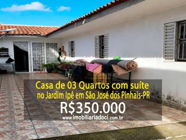 Casa / Sobrado para Venda em São José dos Pinhais/PR Ipê 3 Quartos