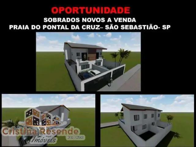 Casa / Sobrado para Venda em São Sebastião/SP Pontal da Cruz 3 Quartos