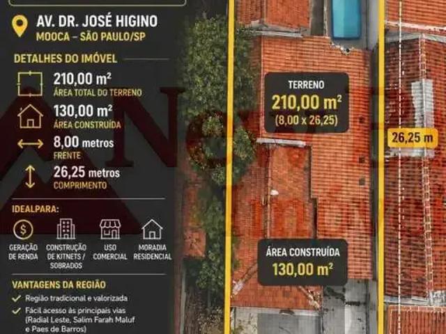 Casa / Sobrado para Venda em São Paulo/SP Vila Oratório 4 Quartos