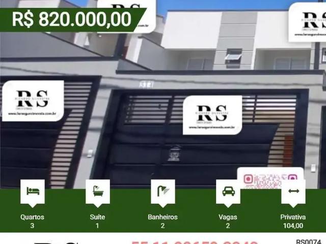 Casa / Sobrado para Venda em São Paulo/SP Vila Zelina 3 Quartos