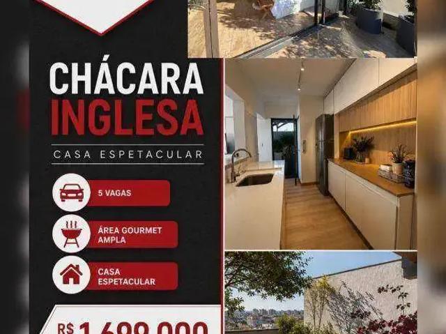 Casa / Sobrado para Venda em São Paulo/SP Chácara Inglesa 4 Quartos
