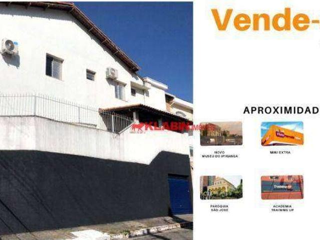 Casa / Sobrado para Venda em São Paulo/SP Ipiranga 3 Quartos