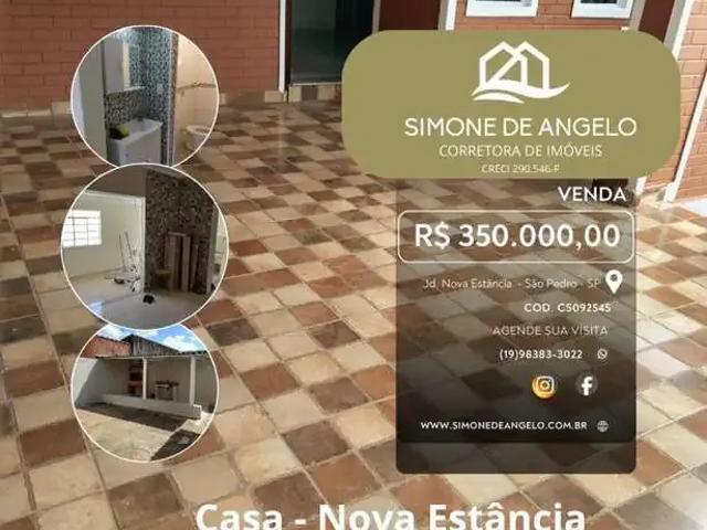 Casa / Sobrado para Venda em São Pedro/SP Jardim Nova Estancia 3 Quartos
