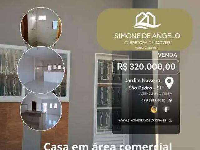 Casa / Sobrado para Venda em São Pedro/SP Jardim Navarro 2 Quartos