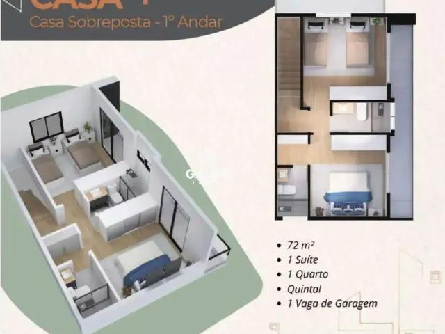 Casa / Sobrado para Venda em São Vicente/SP Parque das Bandeiras 2 Quartos