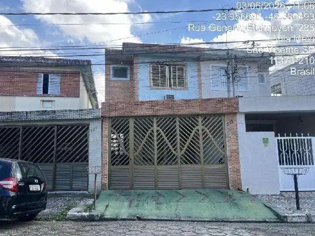 Casa / Sobrado para Venda em São Vicente/SP Vila Cascatinha 3 Quartos